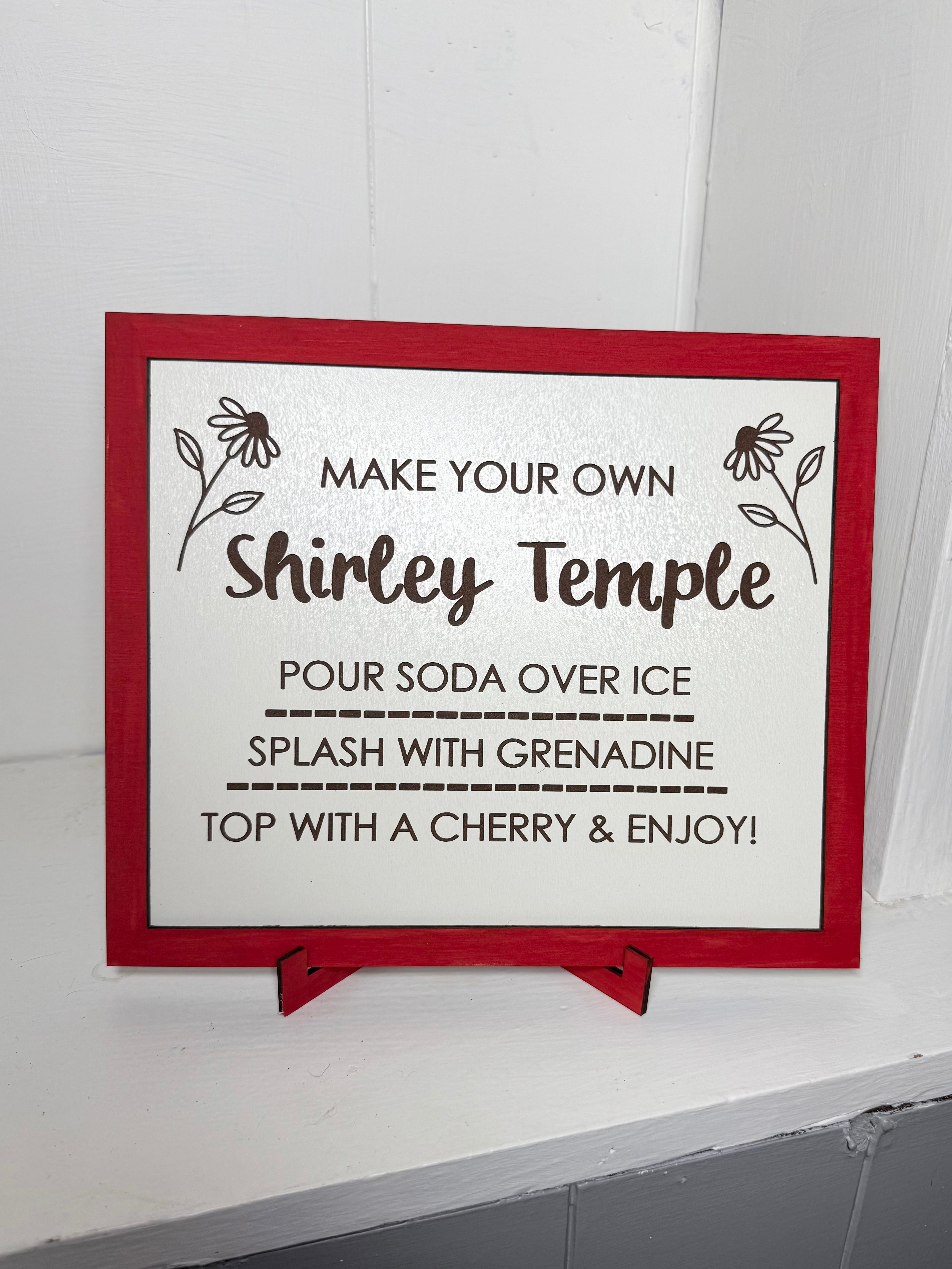 Shirley Temple Station Sign – Lindsay Lue Designs